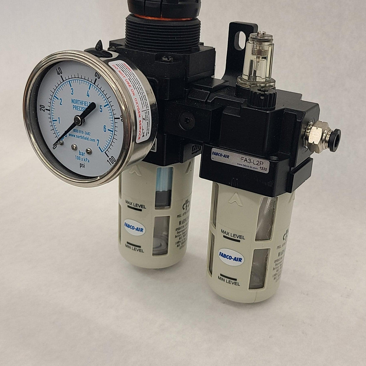 Standard FRL Air Filter, Regulator, Lubricator unit — Northfield